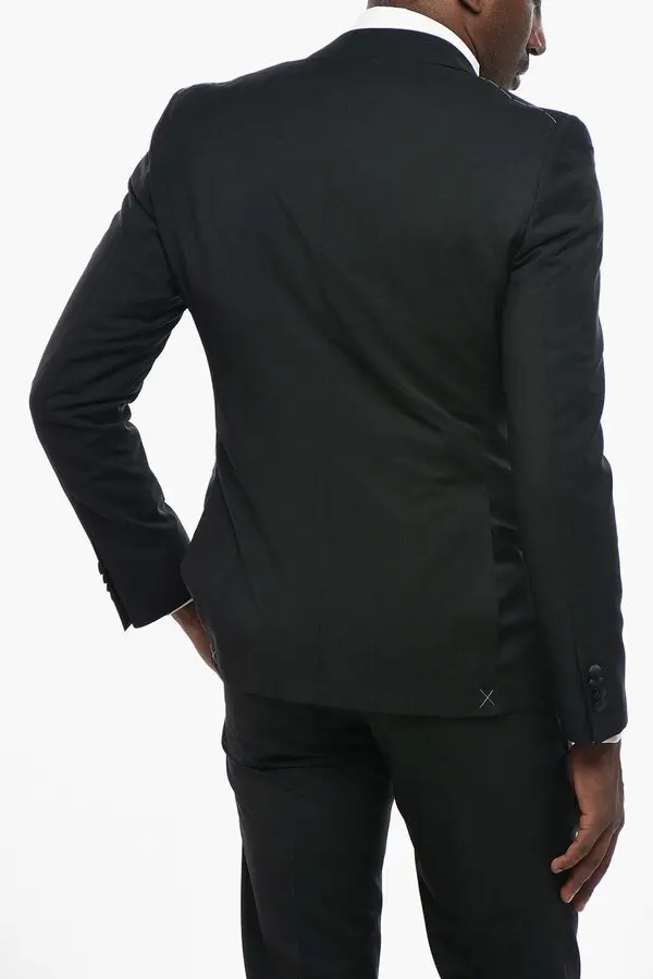 Corneliani Peak-lapel Three-piece Suit