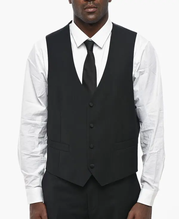 Corneliani Satin Shawl-lapel Three-piece Suit