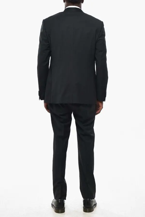 Corneliani Satin Shawl-lapel Three-piece Suit