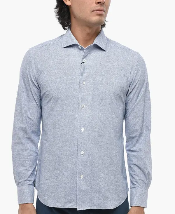 Corneliani Herringbone Pattern Shirt