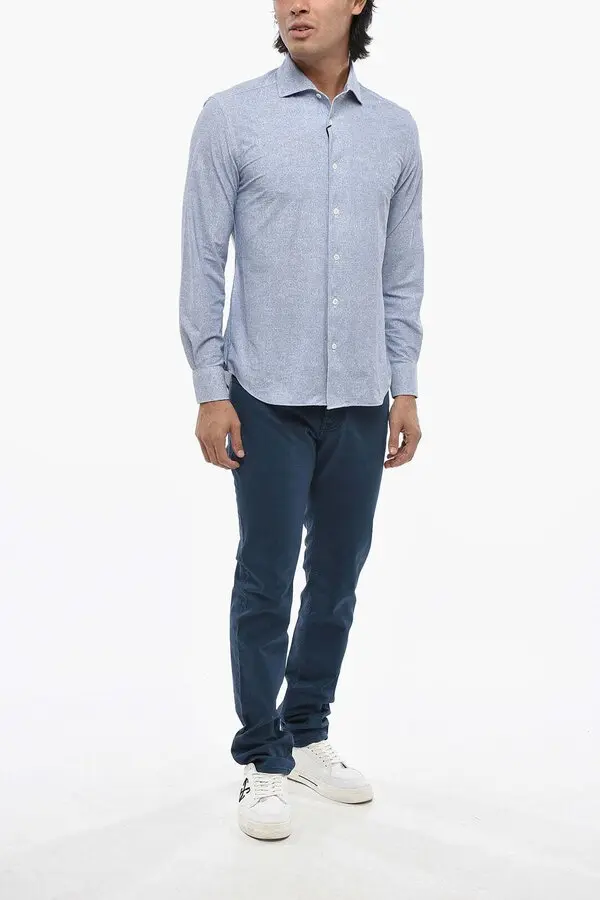 Corneliani Herringbone Pattern Shirt