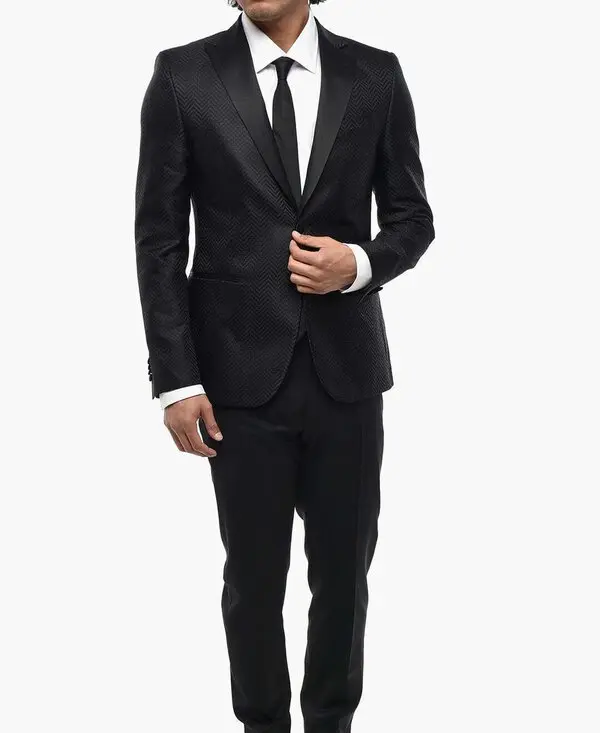 Corneliani Silk Jacquard Blazer