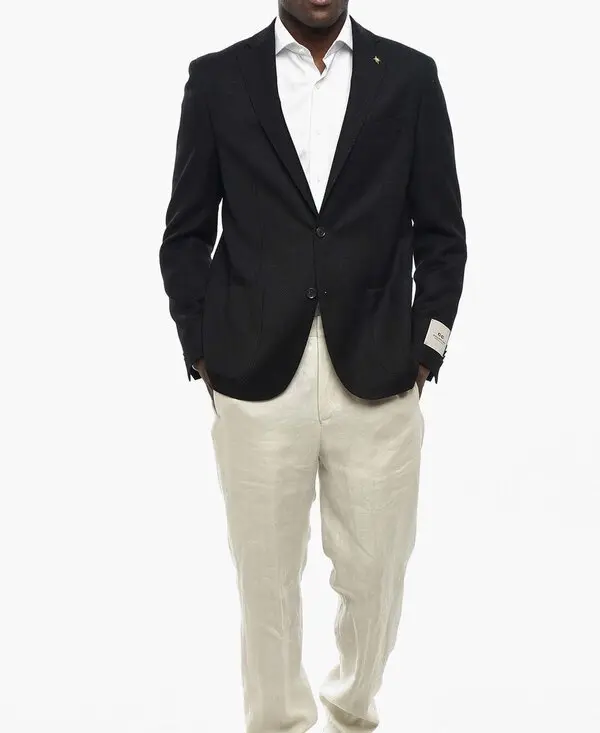 Corneliani Herringbone Single-breasted Blazer