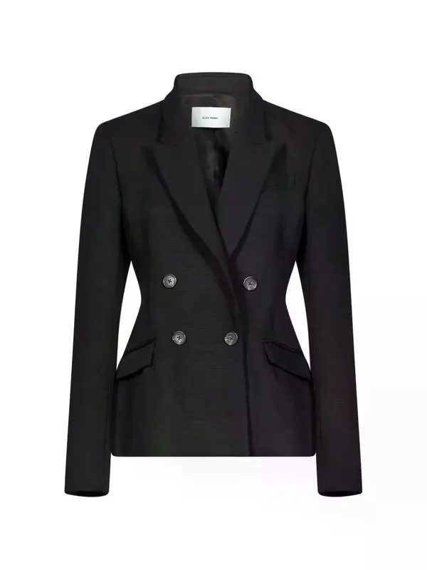 Alex Perry Peak-lapels Fitted Double-breasted Blazer