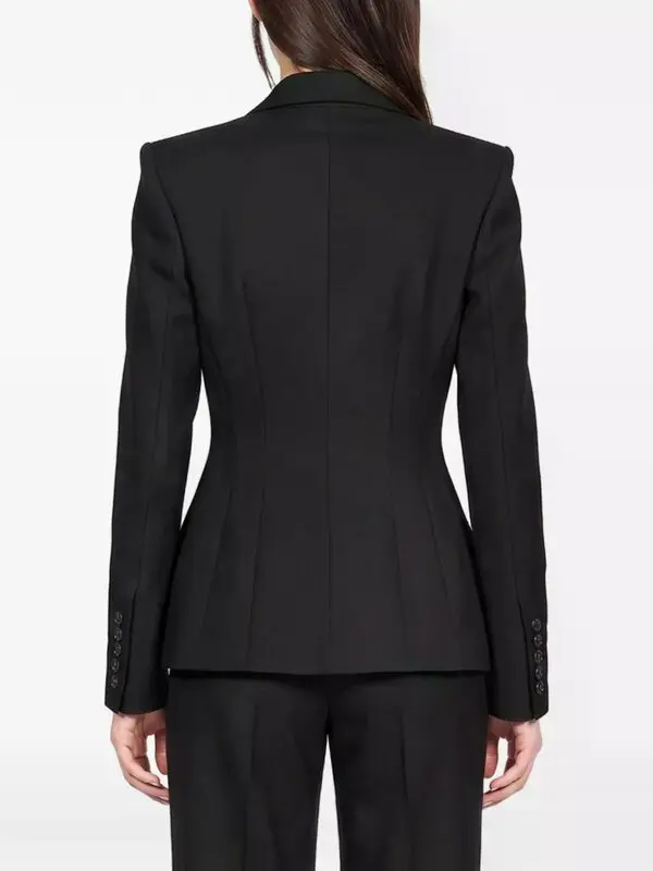 Alex Perry Peak-lapels Fitted Double-breasted Blazer