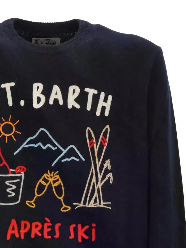 MC2 SAINT BARTH Heron Après Ski Embroidered Sweater