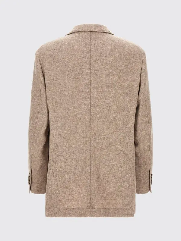 Brunello Cucinelli Single-breasted Wool And Mohair Blazer With Patch Pockets