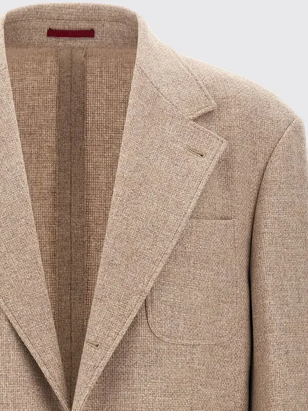 Brunello Cucinelli Single-breasted Wool And Mohair Blazer With Patch Pockets