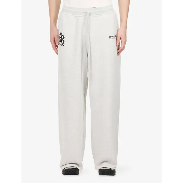 ABOUT:BLANK Dual Logo Cotton Jogging Bottoms