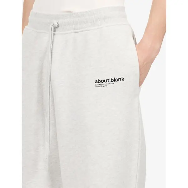 ABOUT:BLANK Dual Logo Cotton Jogging Bottoms