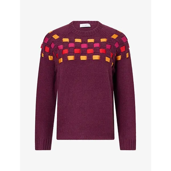 Gabriela Hearst Stein Ribbon Wool-blend Jumper