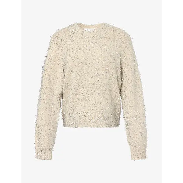 FRAME The Tinsel Crew Neck Knitted Sweater