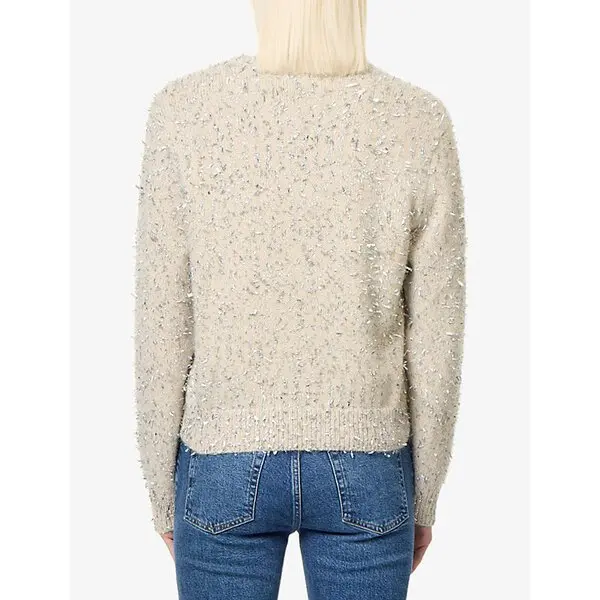 FRAME The Tinsel Crew Neck Knitted Sweater