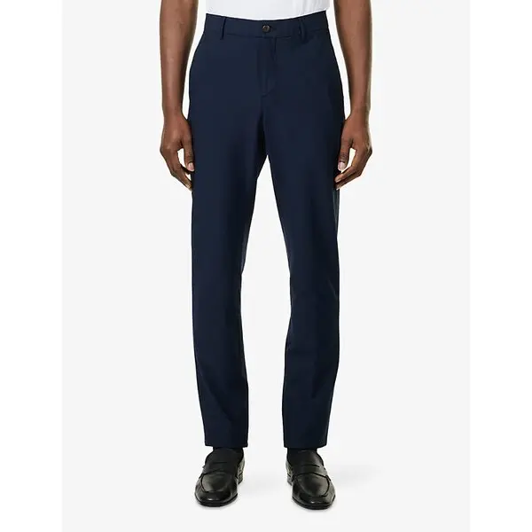 Eleventy Straight-leg Stretch Cotton-blend Chinos