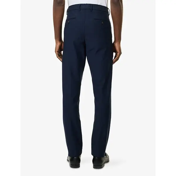 Eleventy Straight-leg Stretch Cotton-blend Chinos