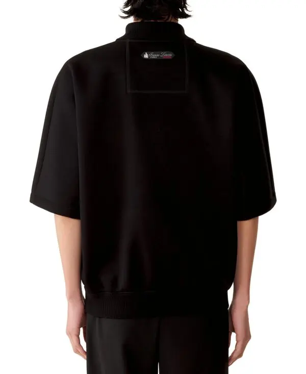 LANVIN Loose-fit Double-face Jersey Polo Shirt