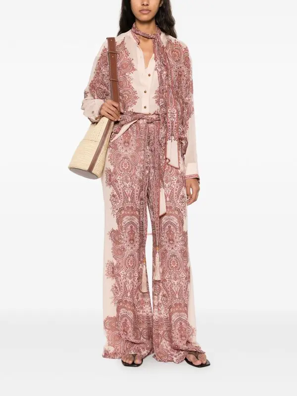 Zimmermann Clash Wide-leg Trousers
