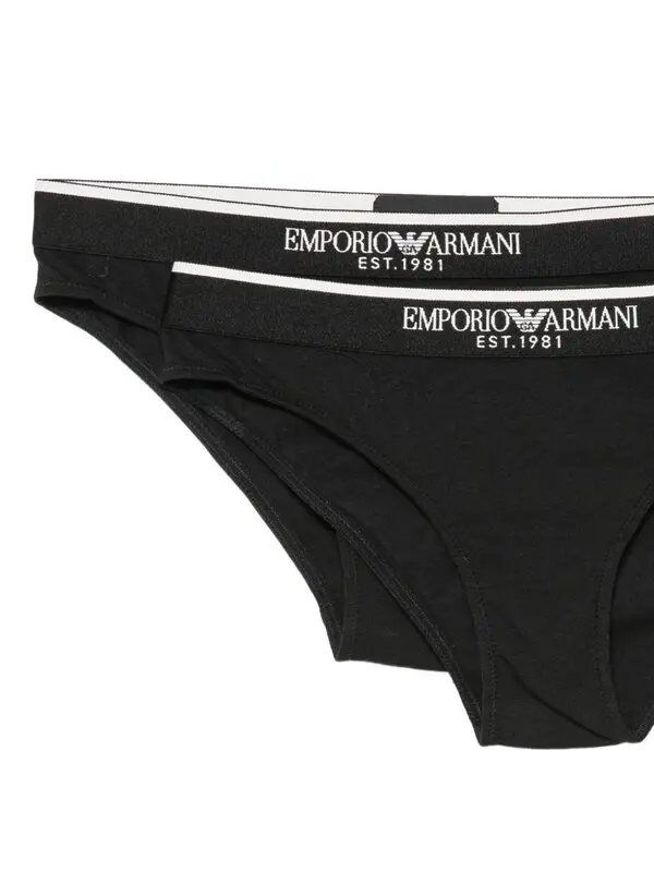 Emporio Armani Logo Briefs 2 Pack
