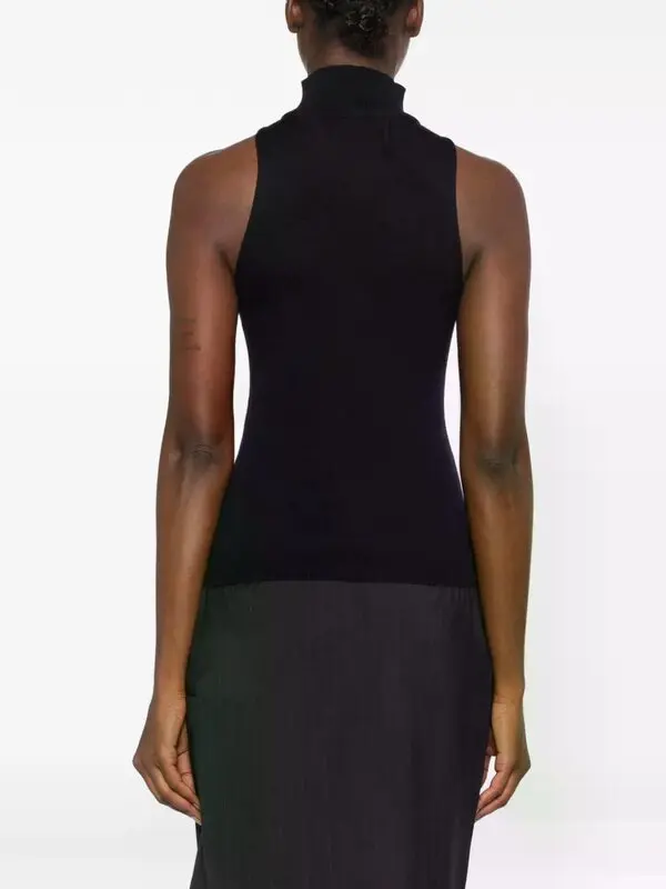 Paloma Wool Button-embellished High-neck Top