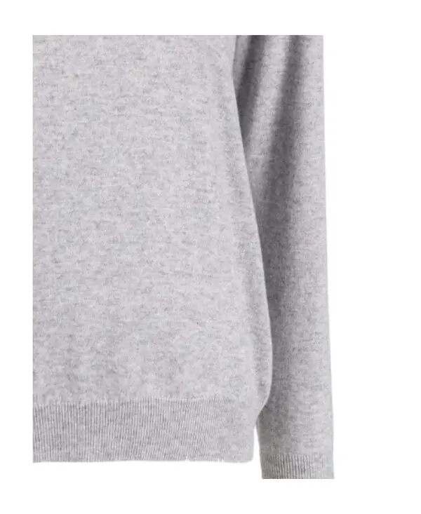 Brunello Cucinelli Cashmere Turtleneck Sweater With Monili