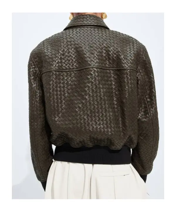 Bottega Veneta Small Intrecciato Leather Blouson