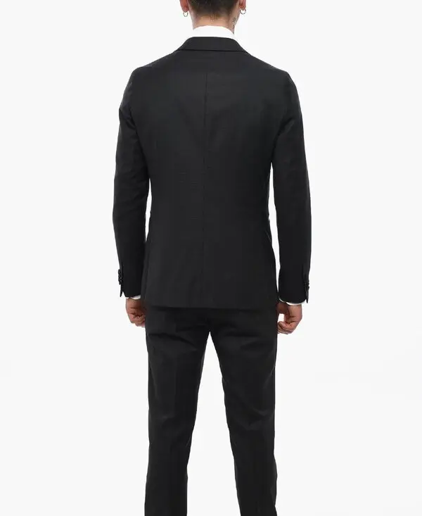 Corneliani Three-piece Jacquard Suit