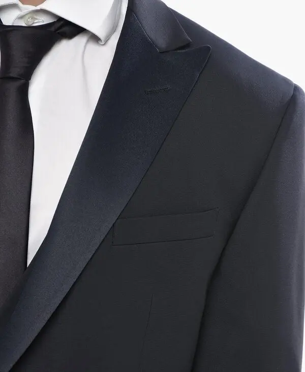 Corneliani Satin-lapel Three-piece Suit