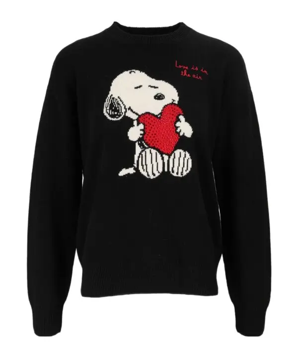 MC2 SAINT BARTH X Peanuts Snoopy Strass-embellished Sweater