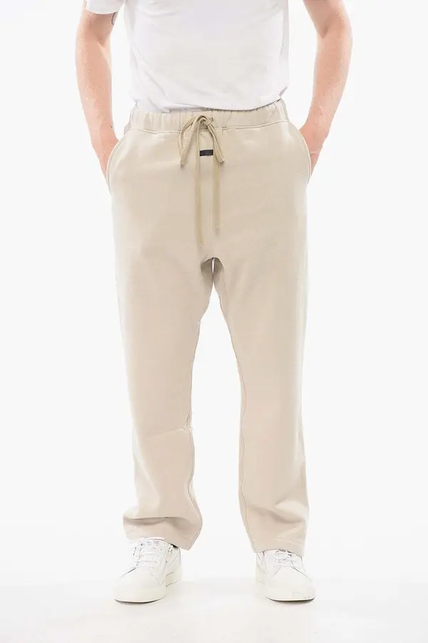 Fear Of God Logo Patch Joggers - Beige