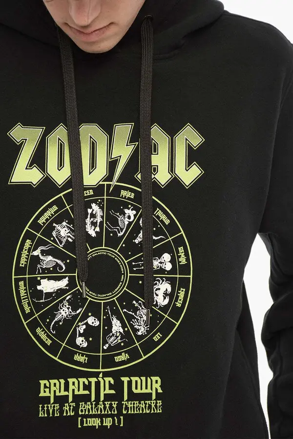 Neil Barrett Zodiac-print Cotton Hoodie