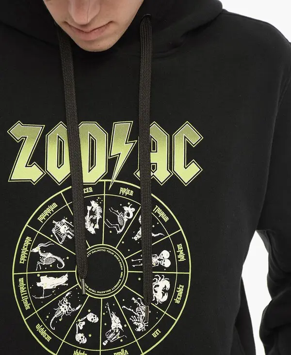 Neil Barrett Zodiac-print Cotton Hoodie