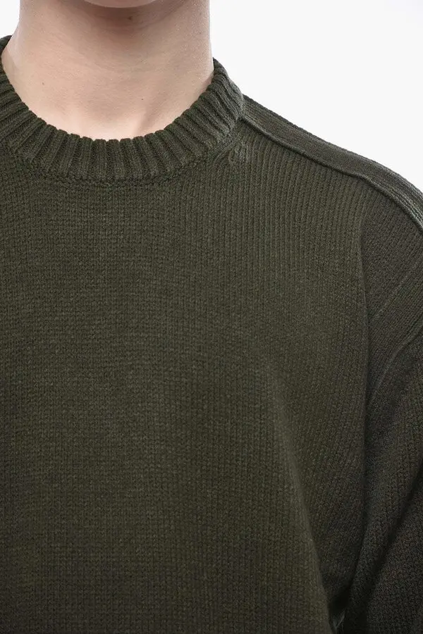 PAOLO PECORA Long-sleeve Round-neck Sweater