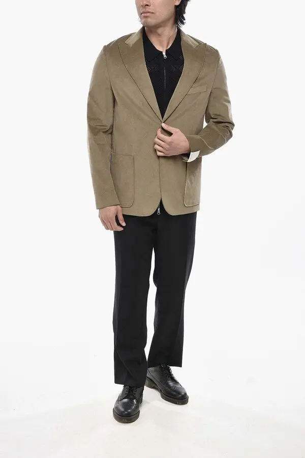 PAOLO PECORA Single-breasted Peaked-lapel Blazer