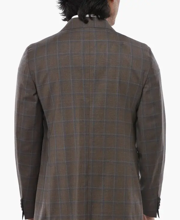 Corneliani Plaid-pattern Single-breasted Blazer