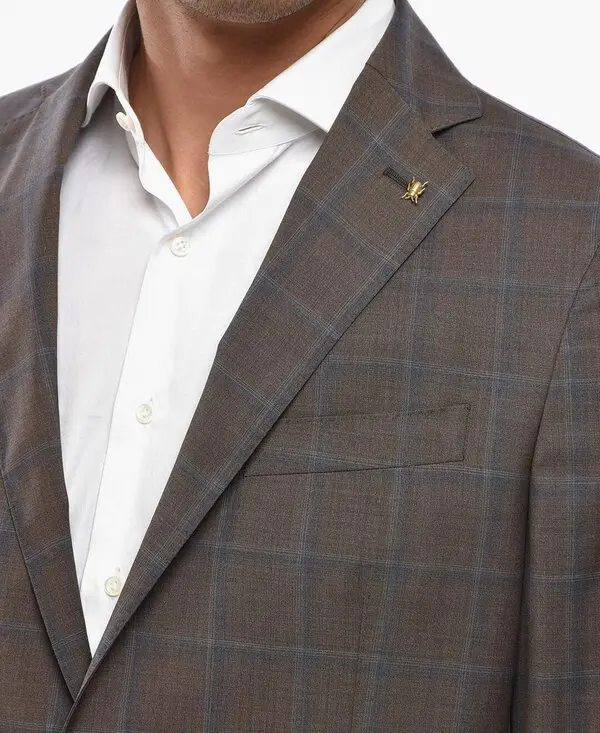 Corneliani Plaid-pattern Single-breasted Blazer