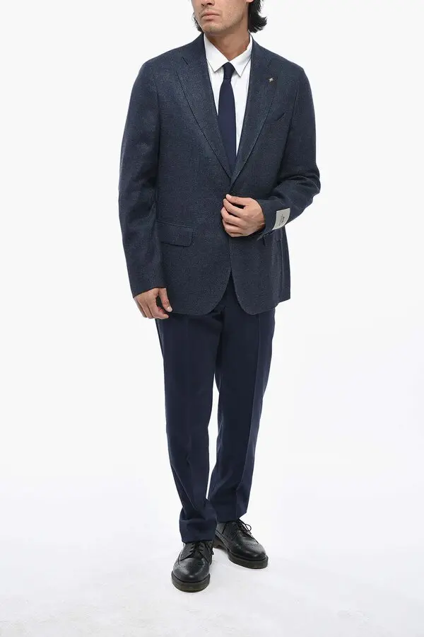 Corneliani Single-breasted Flap-pocket Blazer