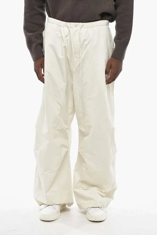 AMOMENTO Oversized Wide-leg Pants