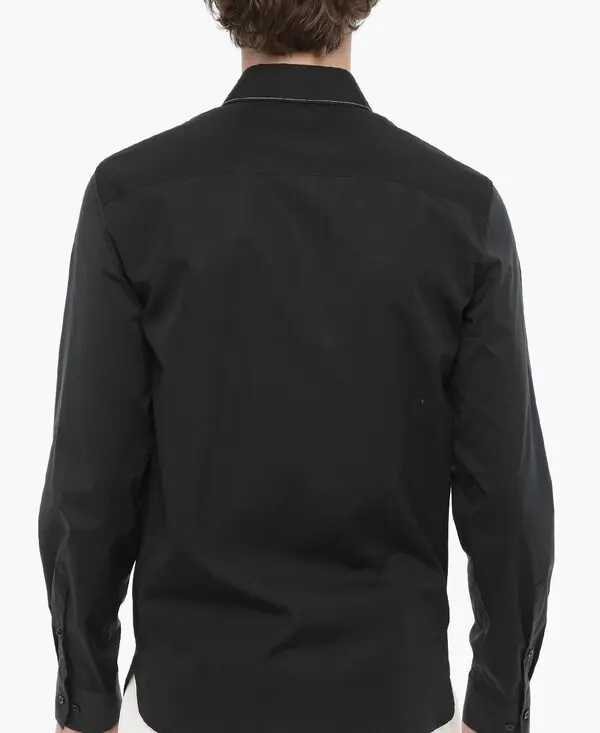 Neil Barrett Cut-out Bolt Slim-fit Shirt