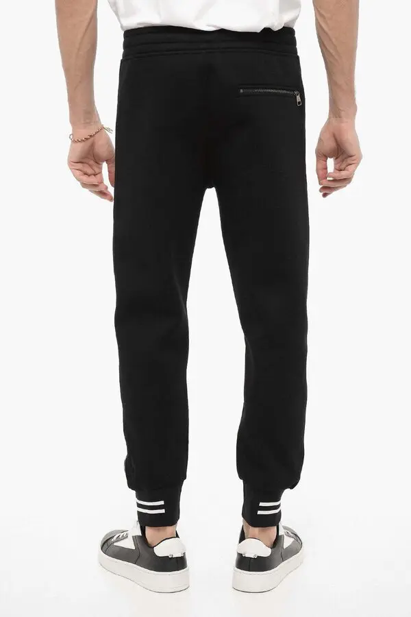 Neil Barrett Biker-style Side-stripe Track Pants