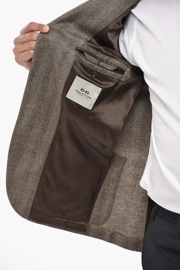 Corneliani Herringbone Single-breasted Blazer