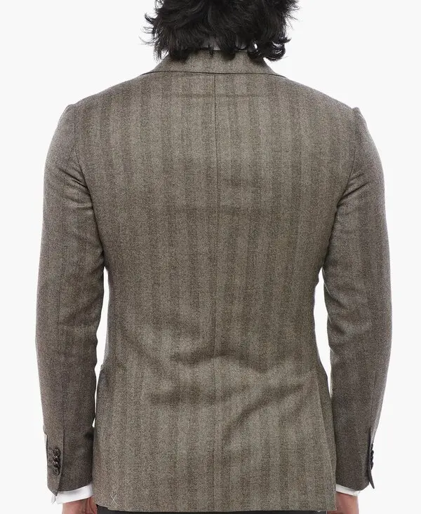 Corneliani Herringbone Single-breasted Blazer