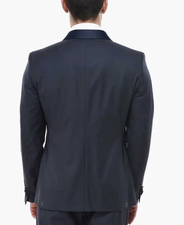 Corneliani Satin-lapel Three-piece Suit