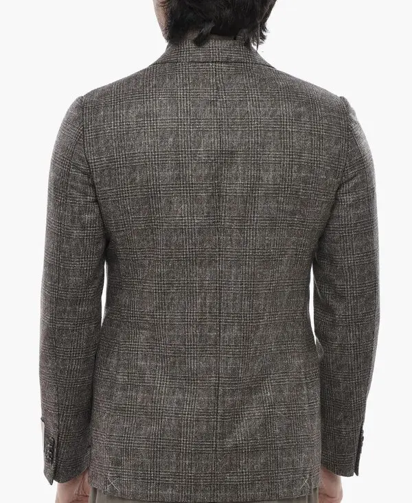 Corneliani Check-pattern Flap-pocket Blazer