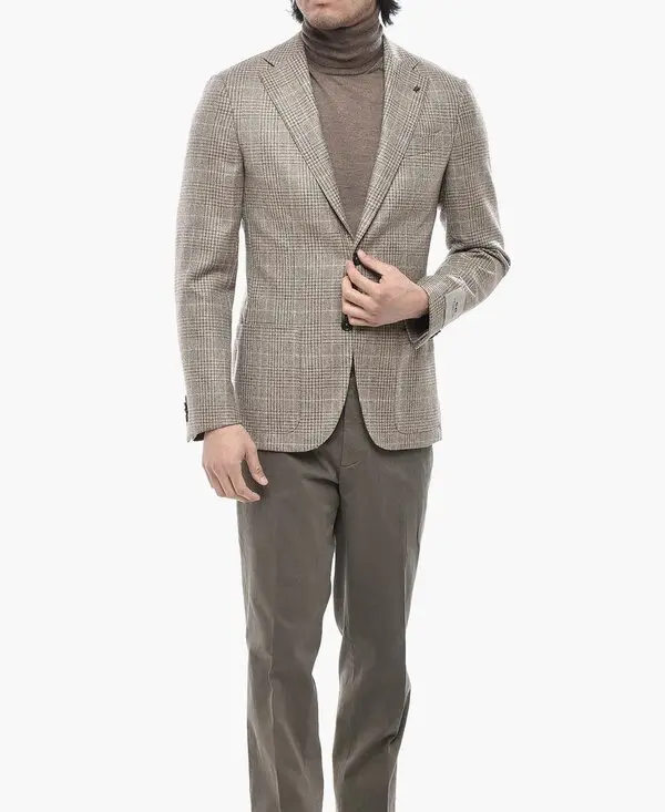 Corneliani Check Single-breasted Blazer