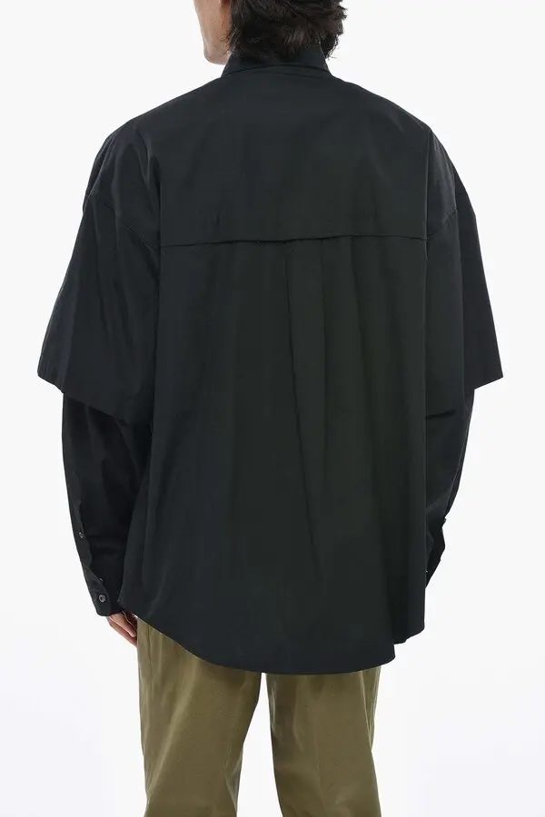 Dsquared2 Oversized Shirt With Chest Pocket