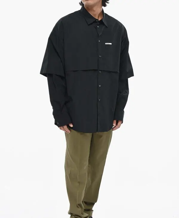 Dsquared2 Oversized Shirt With Chest Pocket