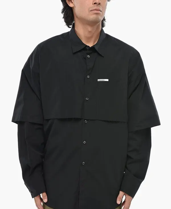 Dsquared2 Oversized Shirt With Chest Pocket