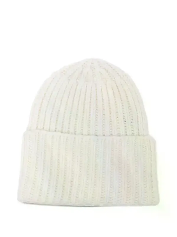HURRAY Ribbed-knit Cashmere Beanie Hat