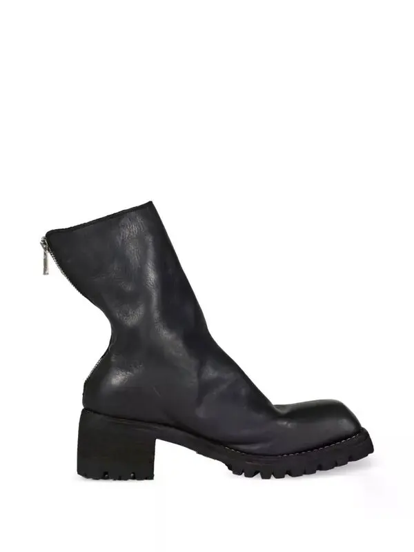 Guidi Full-grain Leather Ankle Boots