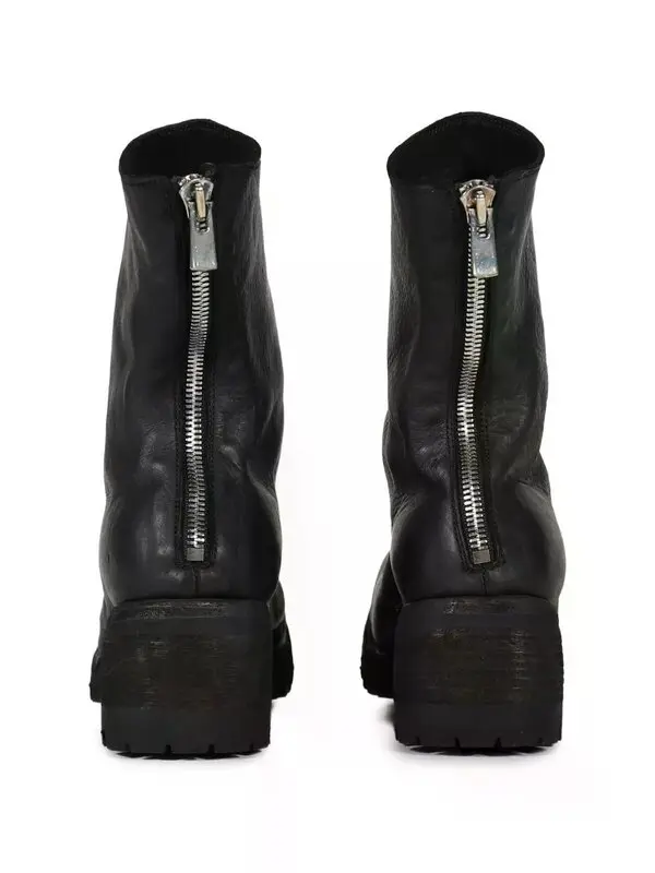 Guidi Full-grain Leather Ankle Boots